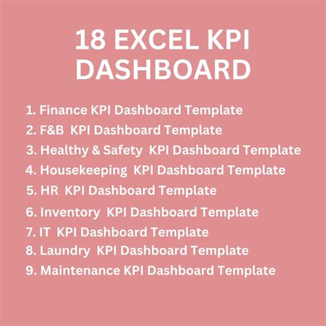 18 Kpi Dashboard Templates In Excel Business Kpi Tracker Monitor