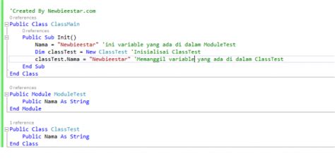 Perbedaan Fungsi Module Dan Class Pada VB NET