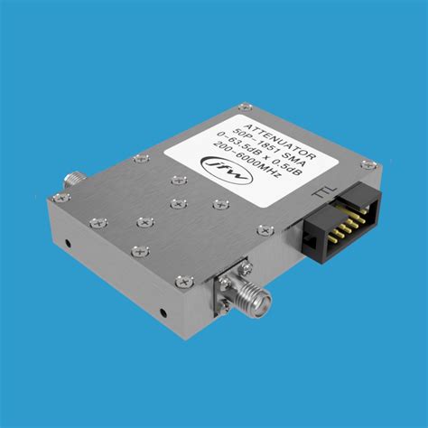 Programmable Attenuator 200 6000 Mhz 0 63 5db X 0 5db 50p 1851 Jfw Industries