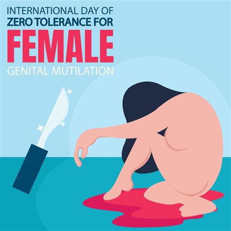 Illustration Vector Graphic Of A Naked Woman Sits Bleeding In Front Of