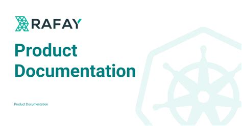 Product Documentation Rafay Product Documentation