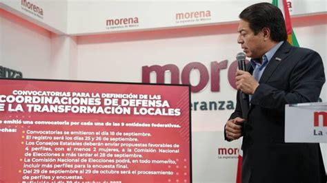Morena Lanza Convocatoria Para Candidaturas A Gubernaturas Y Cdmx