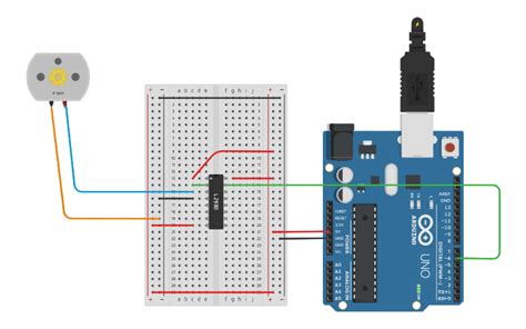Circuit Design Unidirectional Without Battery Tinkercad