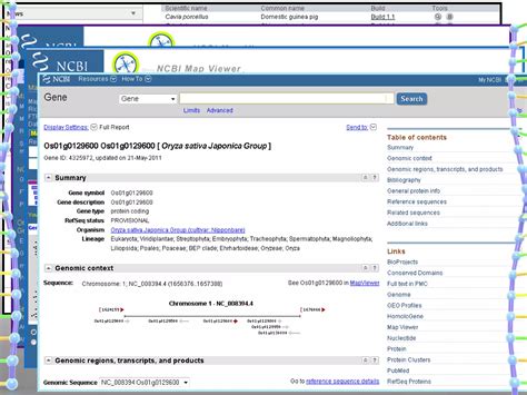 Introduction To Ncbi Pptx Databases Computer Software And