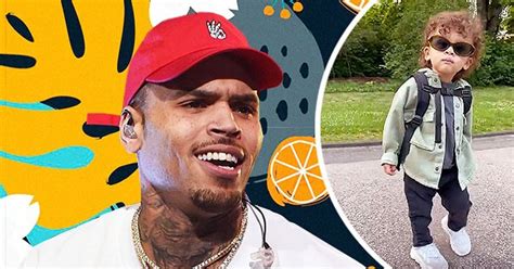 Chris Browns Son Aeko Looks Cool Like Him While Wearing A Pair Of