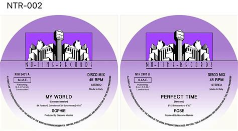 Sophie My World 12” Italodisconyc