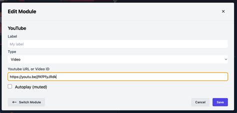 Integrate With Youtube Dashmaster 2k