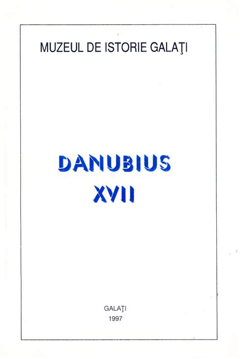 Danubius Xvii Revista Danubius