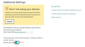 Request EPP Code Auth Code From GoDaddy SupportHost