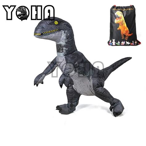 Jurassic World 2 Park Hot Adult Inflatable Velociraptor Costume