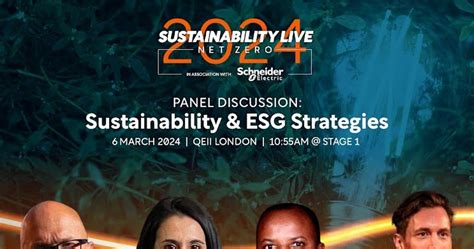 Sustainability LIVE Net Zero Panel On ESG Strategies Sustainability Magazine