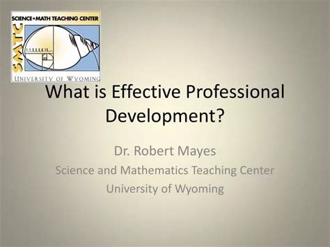 PPT What Is Effective Professional Development PowerPoint