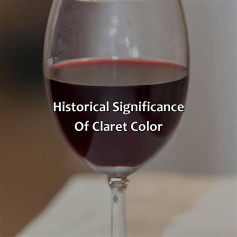 What Color Is Claret Colorscombo