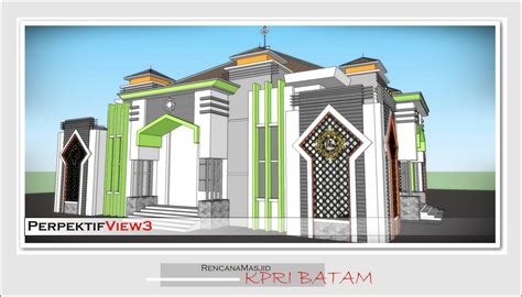Gambar Rencana Pembangunan Masjid Nurul Ikhwan