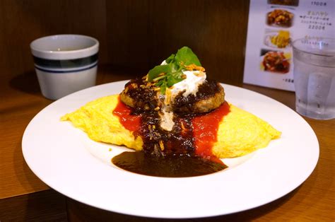 神田オムライスハンバーグ王道タッグが最強美味卵家 東京ランチ スイーツ