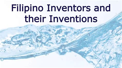 Filipino Inventors And Their Invention Pptx