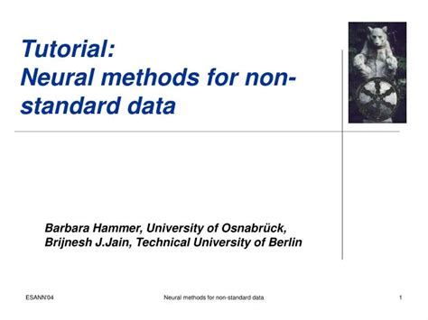 ppt tutorial neural methods for non standard data powerpoint