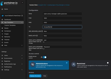 Docker Portainer Und Nginx Proxy Manager Perron It Berater