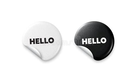Hello Welcome Tag. Hi Invitation Offer. Stickers Special Offer Tags. Vector Stock Vector ...