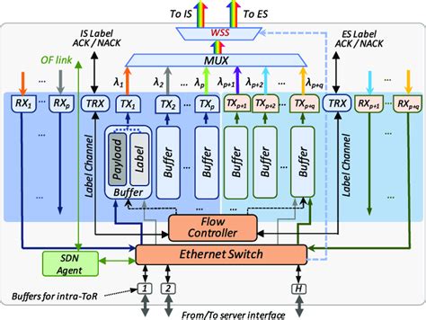 Schematic Of The Novel Optical Tor Exploiting Wss Tx Transmitter Rx Download Scientific