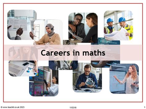 Careers In Maths Maths Classroom Posters Teachit