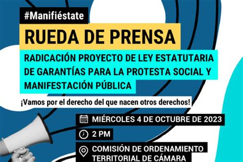 La movilización y la protesta pacífica es un derecho consagrado por la