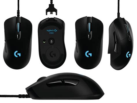 mouse logitech g403 hero optical 6 buttons gigaclic
