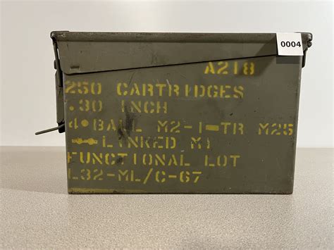 Military Metal Ammo Case