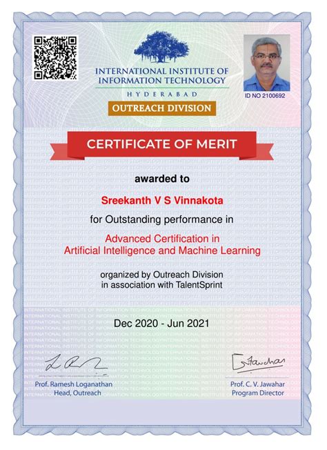 Sreekanth Vinnakota On Linkedin Iiit Aiml Artificialintelligence