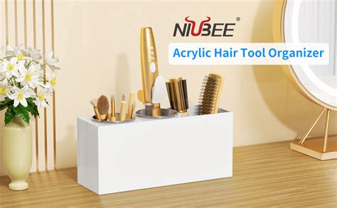 Niubee Hair Dryer Holder Hair Tool Organizer Wall Mount
