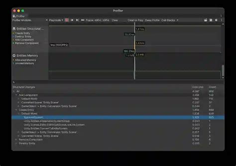 Entities Structural Changes Profiler Module DOCS