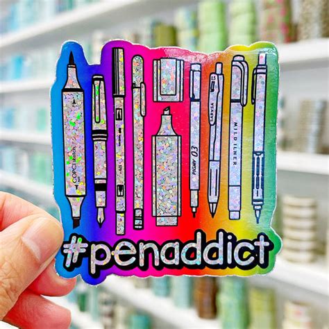 Pen Addict Vinyl Sticker