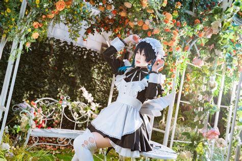 Coser 桜桃喵 Vol 141 温迪女仆 花絮 XASIA