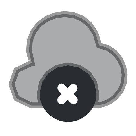 Cloud Remove Vector SVG Icon SVG Repo