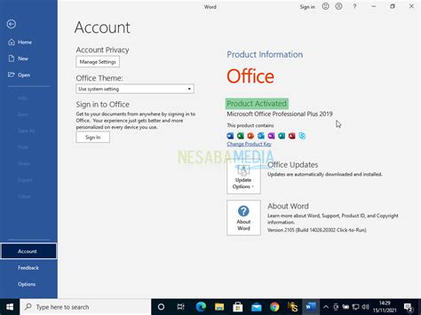 Cara Aktivasi Microsoft Office 2019 Permanen 100 Berhasil