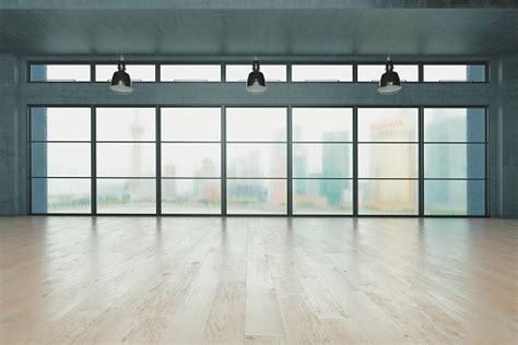 마루 빈 방 3d 렌더링클래식 벽 인테리어와 현대적인 프레임 0명에 대한 스톡 사진 및 기타 이미지 0명 가정의 방 건축 Istock