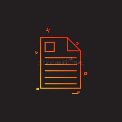 Files Icon Design Vector Stock Vector Illustration Of Equipment