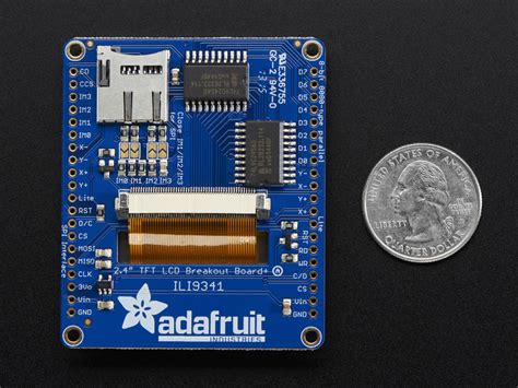 Adafruit Tft Lcd With Touchscreen Breakout W Microsd Socket