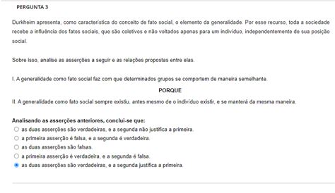 Atividade Avaliativa Sociologia da Educação Semana 3 Exerc 3