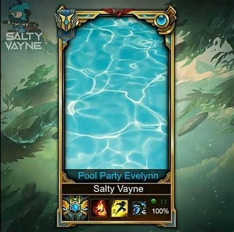 Lol Evelynn League Of Legends League Memes Pool Party Squad