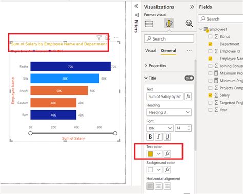 Power BI How To Format Bar Chart GeeksforGeeks