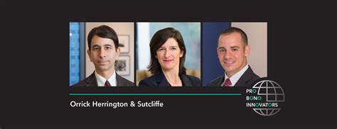 Pro Bono Innovators 2022 Honoree Orrick Herrington And Sutcliffe