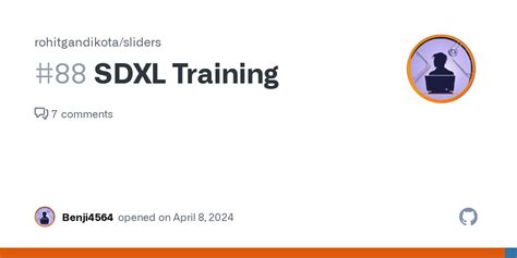 Sdxl Training Issue Rohitgandikota Sliders Github