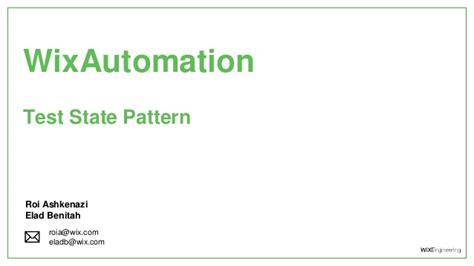 Wix Automation Test State Pattern 11916