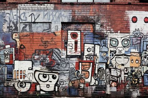 Premium Photo Graffiti Background And Empty Space