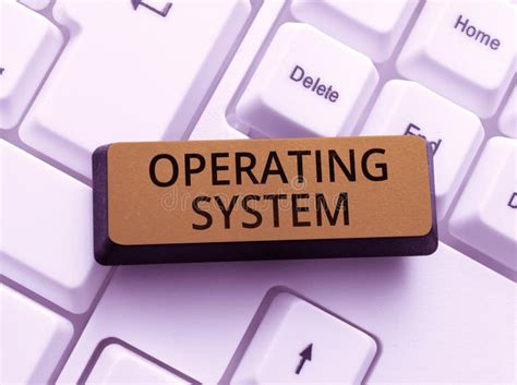 Sign Displaying Operating System Conceptual Photo Software That Supports A Computer S Is Basic