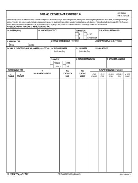 Fillable Online Dd Form 2794 Pg 2 Fax Email Print Pdffiller