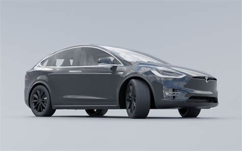Tesla 모델 X 저 폴리 3d 모델 51 Fbx Blend Obj Dae Free3d