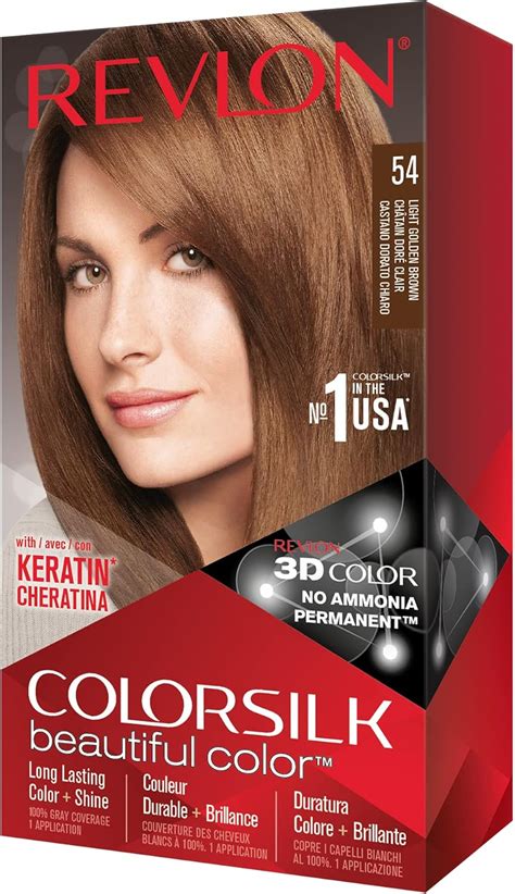 Revlon Colorsilk Beautiful Color 54 Light Golden Brown Bigamart