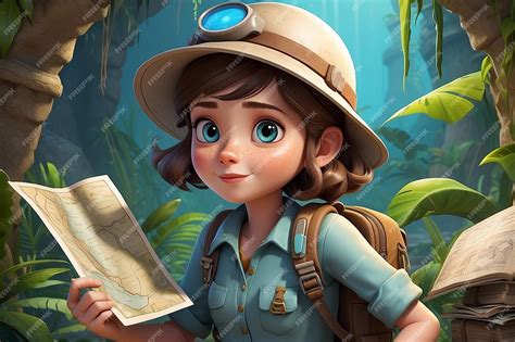 Premium Photo Uncovering Mysteries Curious Explorer Emily